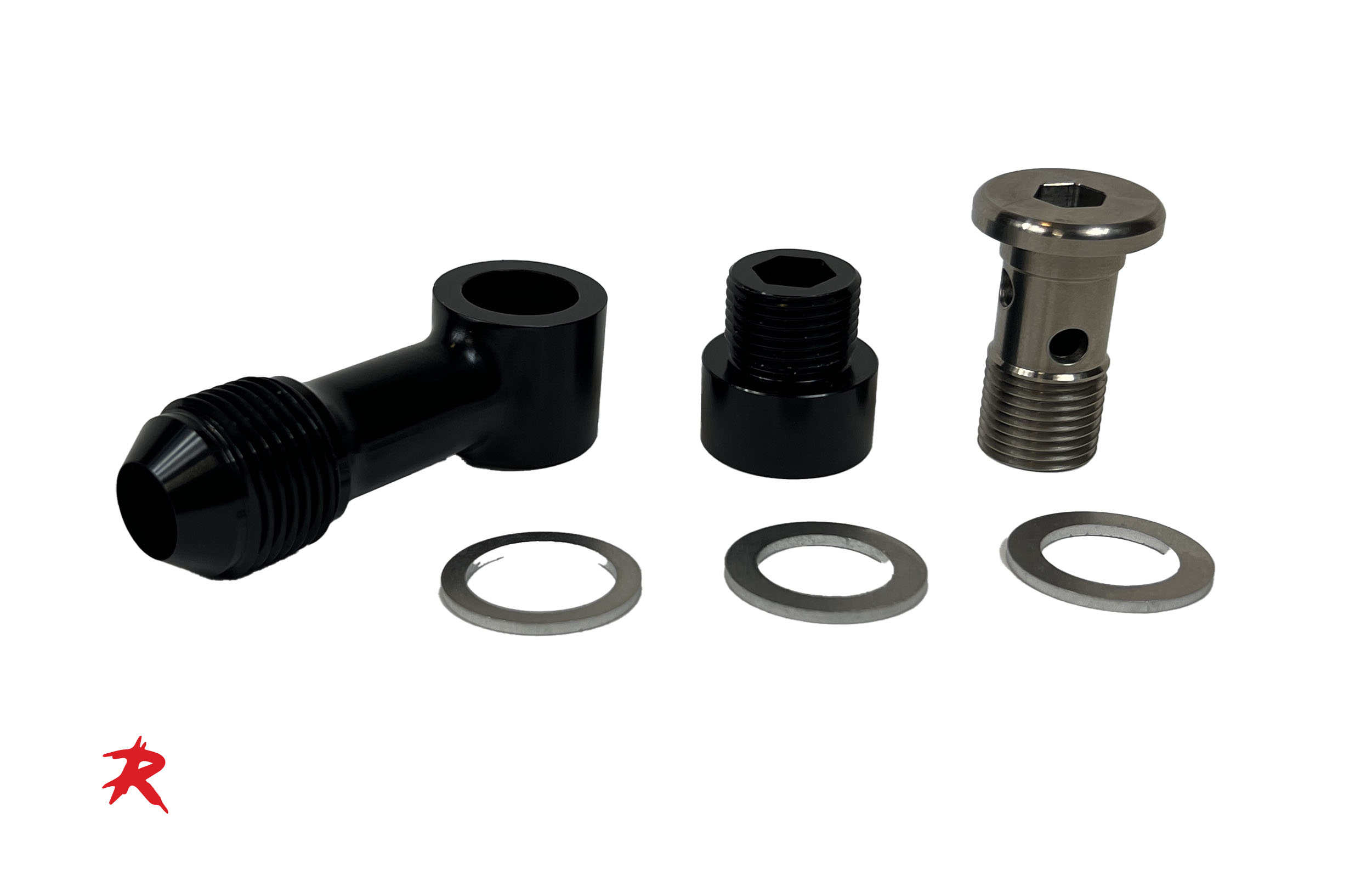 Rampage Fabrication R8/Huracan Titanium Turbo Oil Drain Adapter -10AN ...