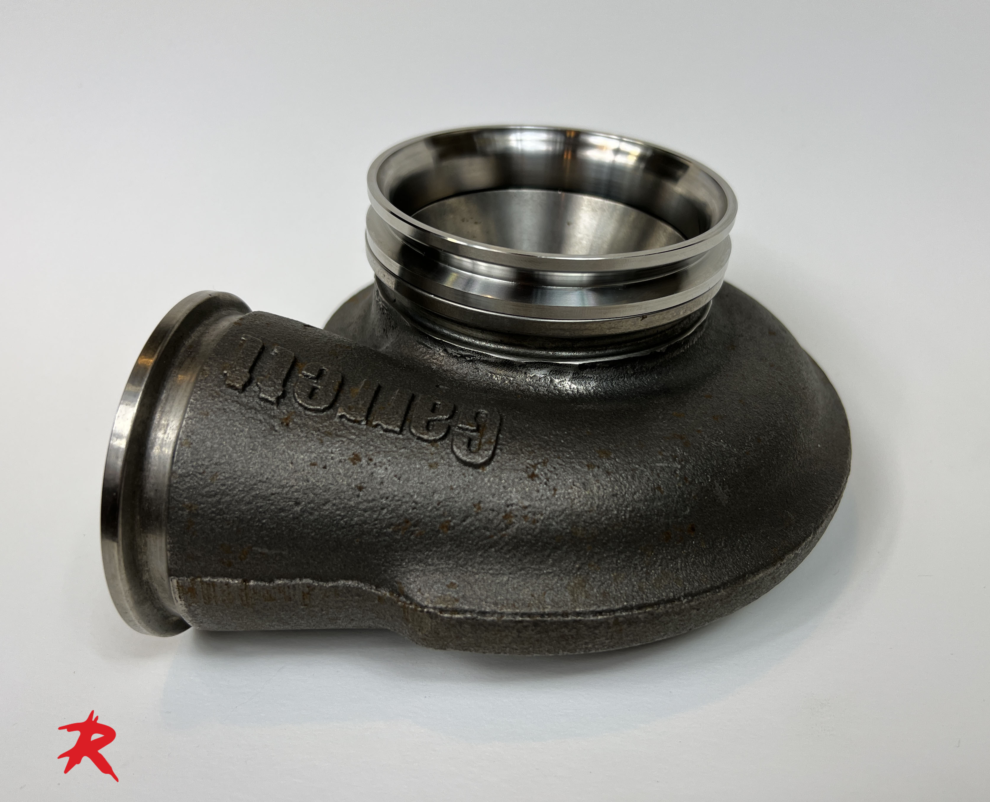 Rampage Fabrication Garrett 3.5″ Stainless Turbo Outlet V-Band Flange ...