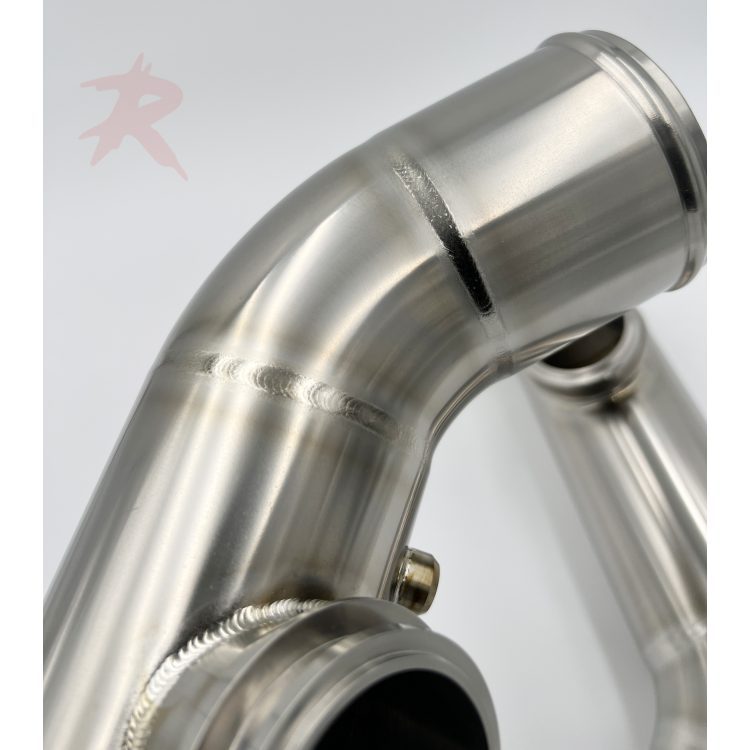 Rampage "Big Intake" Titanium Upper Charge Pipes- R35 GT-R - Rampage