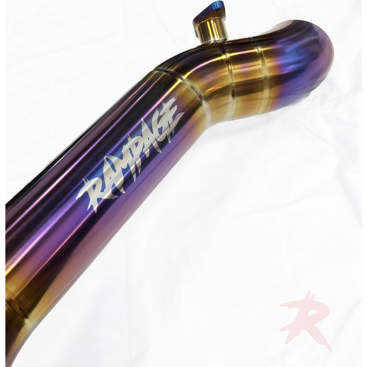 Rampage Titanium 3.5" G-Series Inlet Pipe - FK8 Type-R - Rampage
