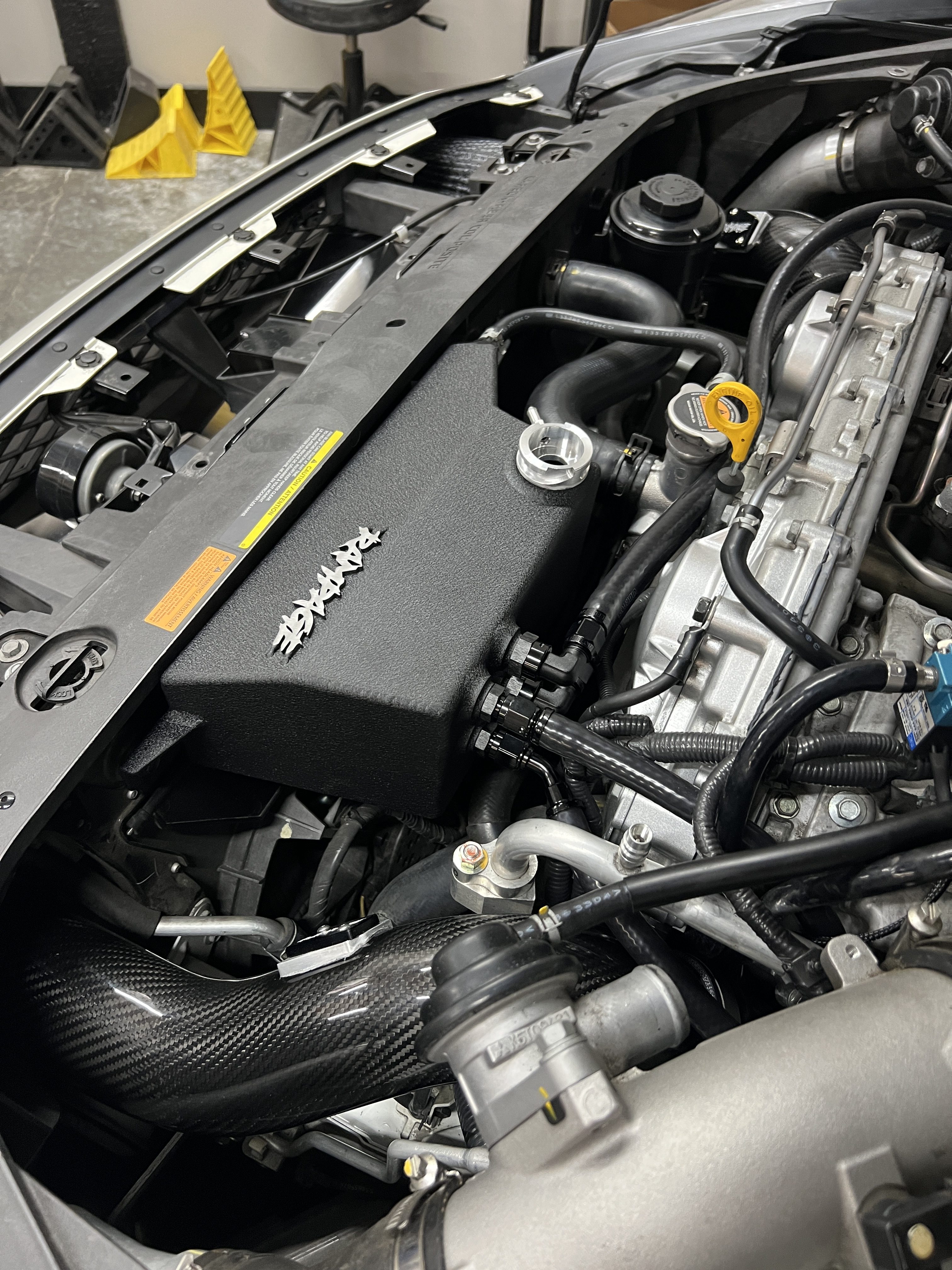 Rampage Combination Coolant Tank/Catch Can- R35 GT-R - Rampage