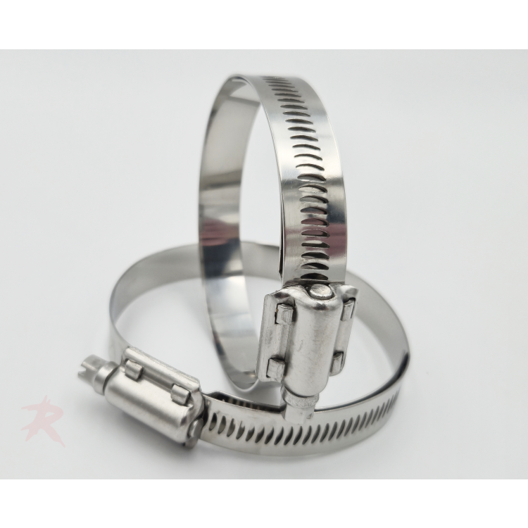 Rampage HD Lined Stainless Steel Worm Gear Clamps - Rampage