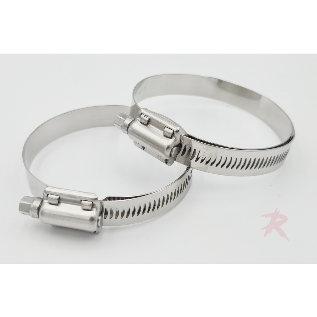 Rampage HD Lined Stainless Steel Worm Gear Clamps - Rampage